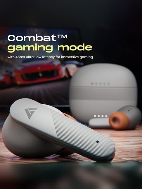 Buy Boult Audio Airbass Z35 Bluetooth 5.3 Earbuds (Sunset Grey) Online ...