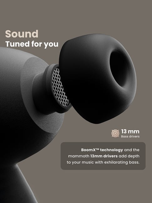 Buy Boult Audio Airbass Z35 Bluetooth 5.3 Earbuds (Graphite Black ...