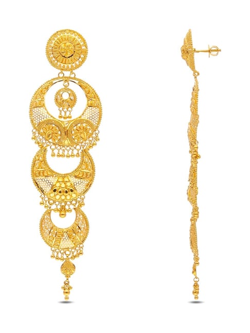 Buy CKC 22k Gold Earrings for Women Online At Best Price @ Tata CLiQ