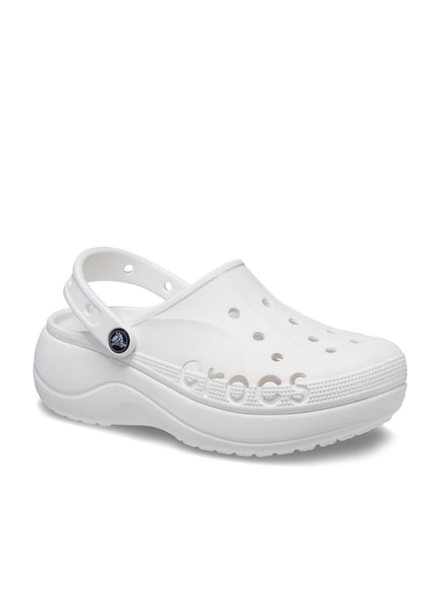 Buy Crocs Women's Baya White Back Strap Clogs for Women at Best Price ...