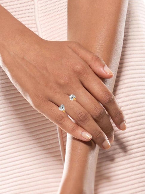 Buy Melorra 14k Gold & Diamond Check Day Out Ring for Women Online At ...