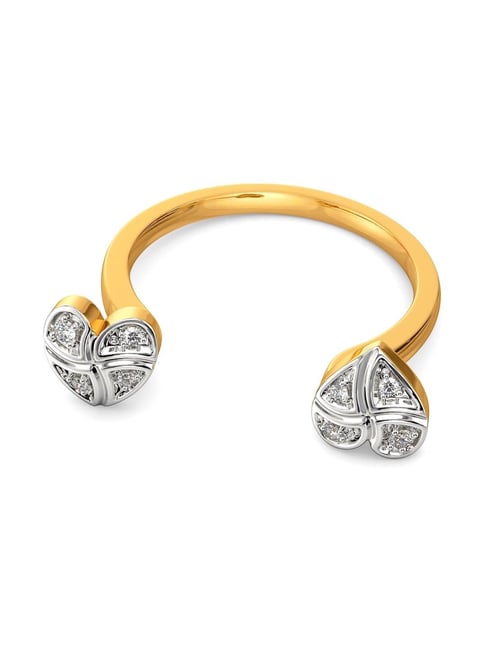 Buy Melorra 14k Gold & Diamond Check Day Out Ring for Women Online At ...