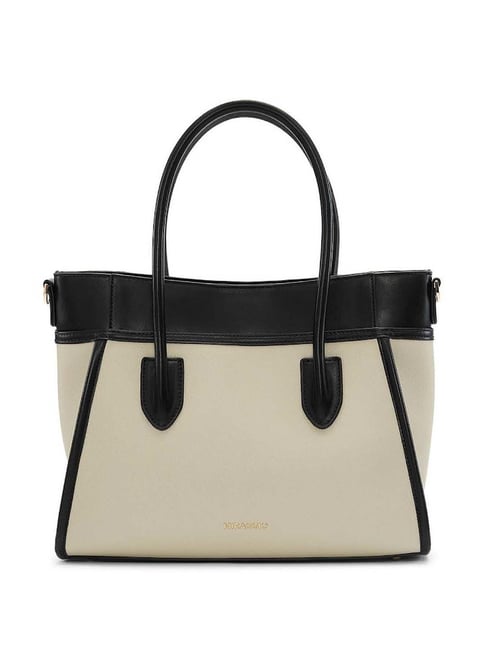 Buy Miraggio Beige Textured Large Handbag Online At Best Price @ Tata CLiQ