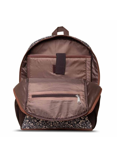 Buy ZOUK 18 Ltrs Black Floral Backpack at Best Price @ Tata CLiQ