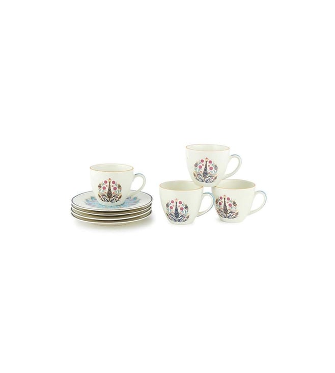 Buy Fabindia Home Lavanya Multicolor Tea Set in Gift Box at Best Price ...