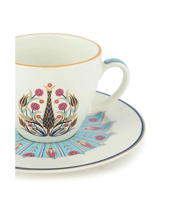 Buy Fabindia Home Lavanya Multicolor Tea Set in Gift Box at Best Price ...