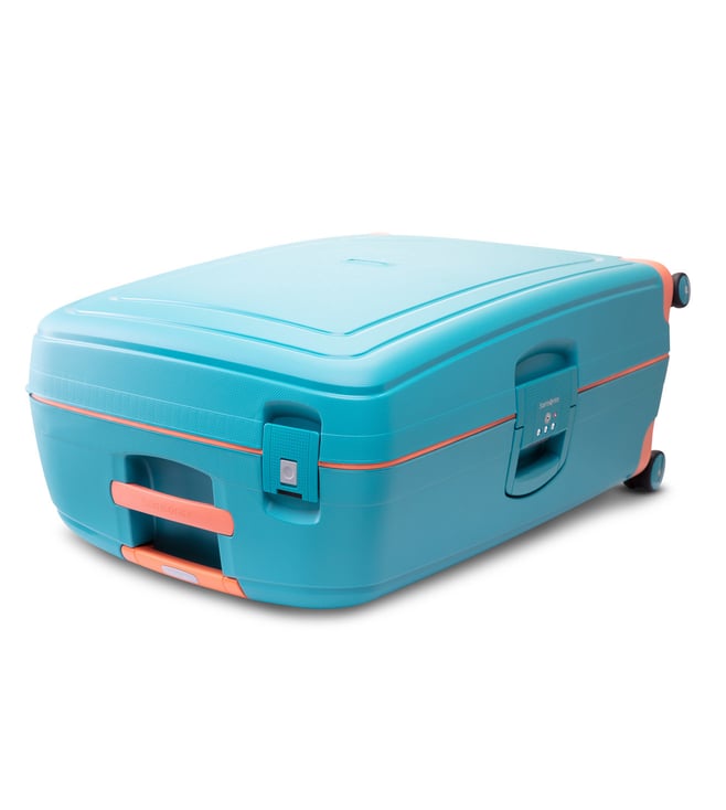 Buy Samsonite Aqua Blue S'Cure Sport Small Cabin Trolley Online @ Tata ...