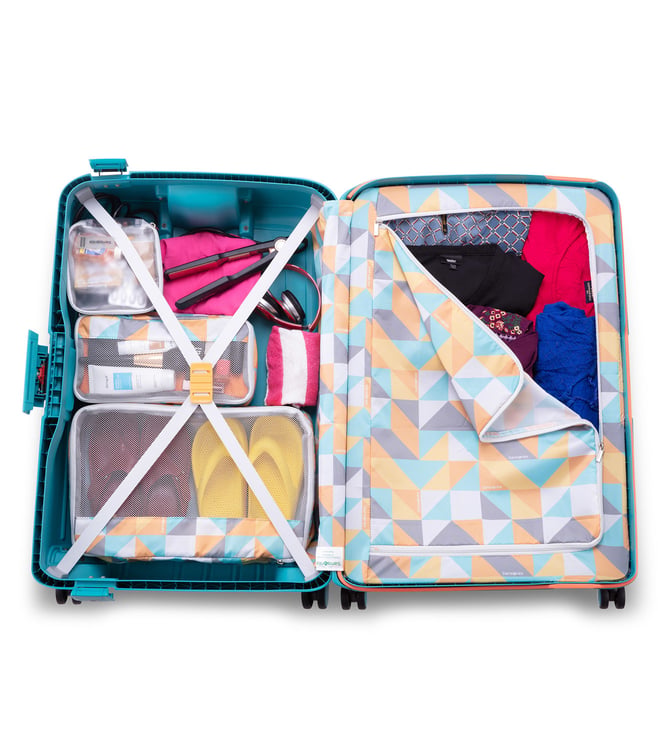 Buy Samsonite Aqua Blue S'Cure Sport Small Cabin Trolley Online @ Tata ...