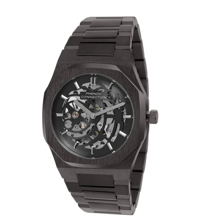 Buy French Connection Fca01-2 Skeleton Automatic Watch For Men Online ...