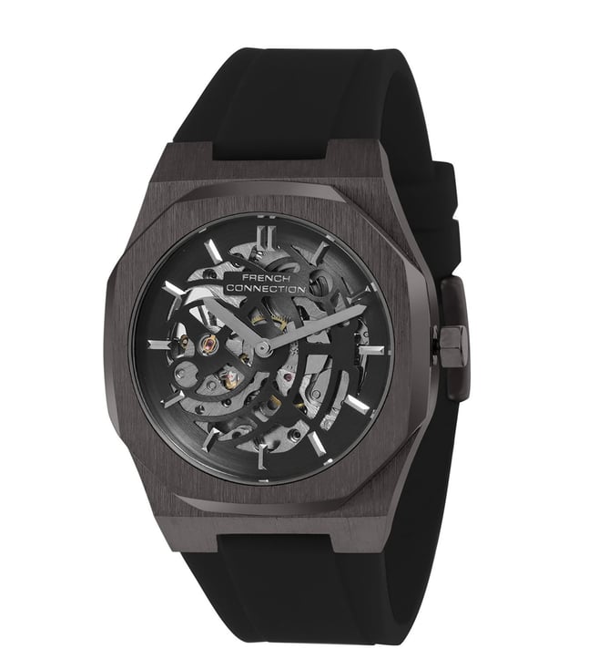 Buy French Connection Fca01-4 Skeleton Automatic Watch For Men Online ...