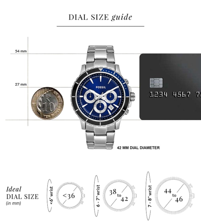 Buy FOSSIL CH2927 Briggs Chronograph Watch for Men Online @ Tata CLiQ ...