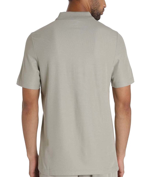 Buy Puma Beige Regular Fit Polo T-Shirt for Men Online @ Tata CLiQ Luxury