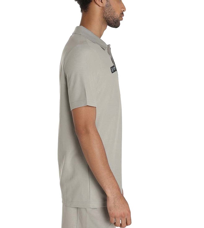 Buy Puma Beige Regular Fit Polo T-Shirt for Men Online @ Tata CLiQ Luxury