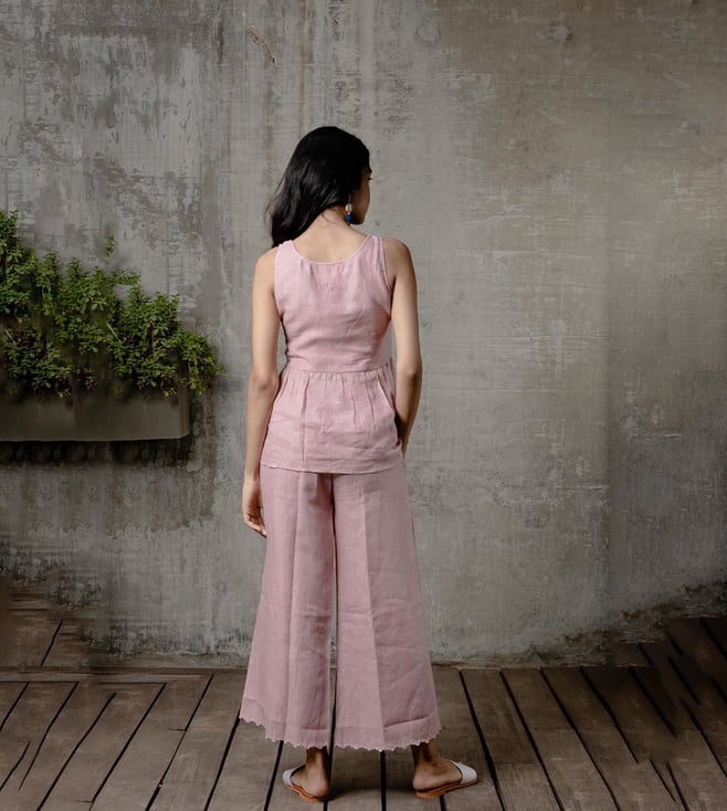 Buy Zebein India Mauve Pink Monsoon Playlist Carol Top for Women Online ...